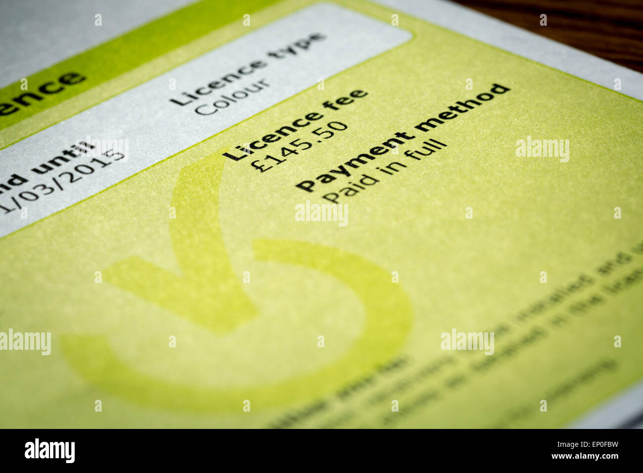 Bbc tv license hi-res stock photography and images - Alamy