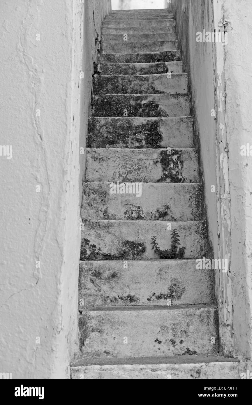 Steep stone steps ancient hi-res stock photography and images - Alamy