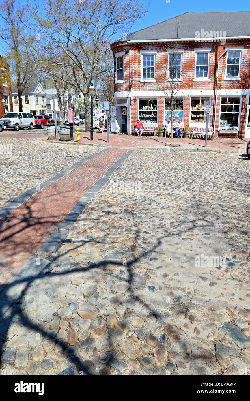 Nantucket centre street hi-res stock photography and images - Alamy