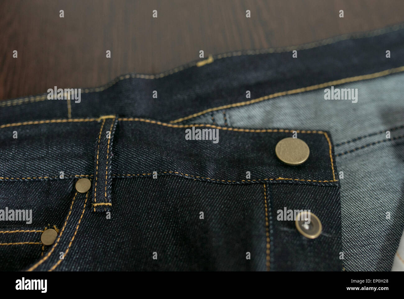 close view of denim pants from different angles Stock Photo - Alamy