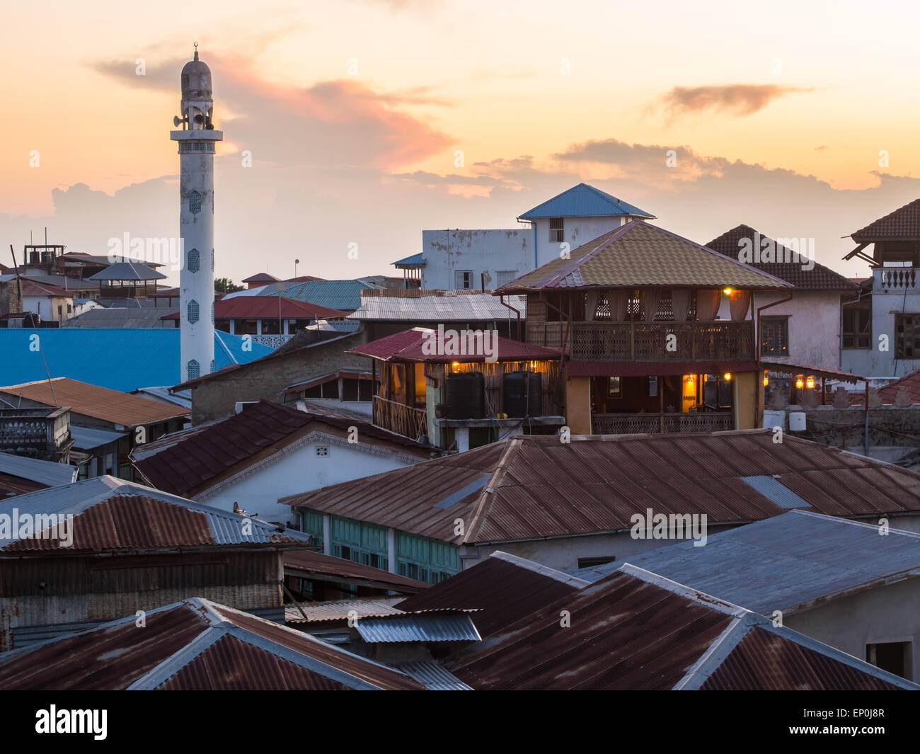 Zanzibar stone town night hi-res stock photography and images - Alamy