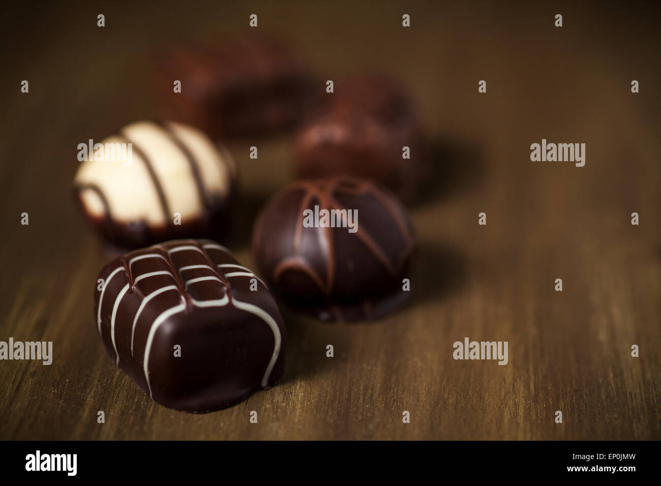Luxurious Belgian Chocolate Stock Photo - Alamy