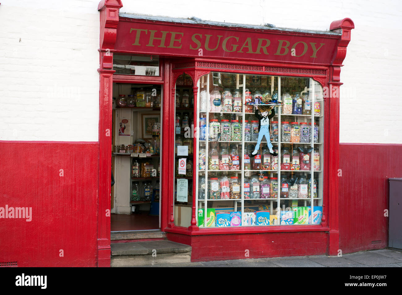 Sweet shop "The sugar boy" in Canterbury Kent England europe Stock ...
