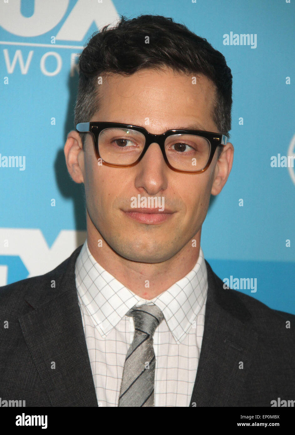 New York, USA. 11th May, 2015. Actor ANDY SAMBERG attends the 2015 Fox ...