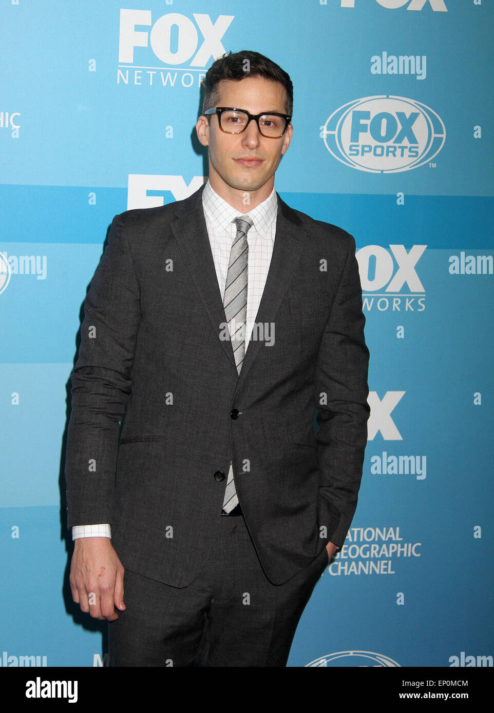 New York, USA. 11th May, 2015. Actor ANDY SAMBERG attends the 2015 Fox ...