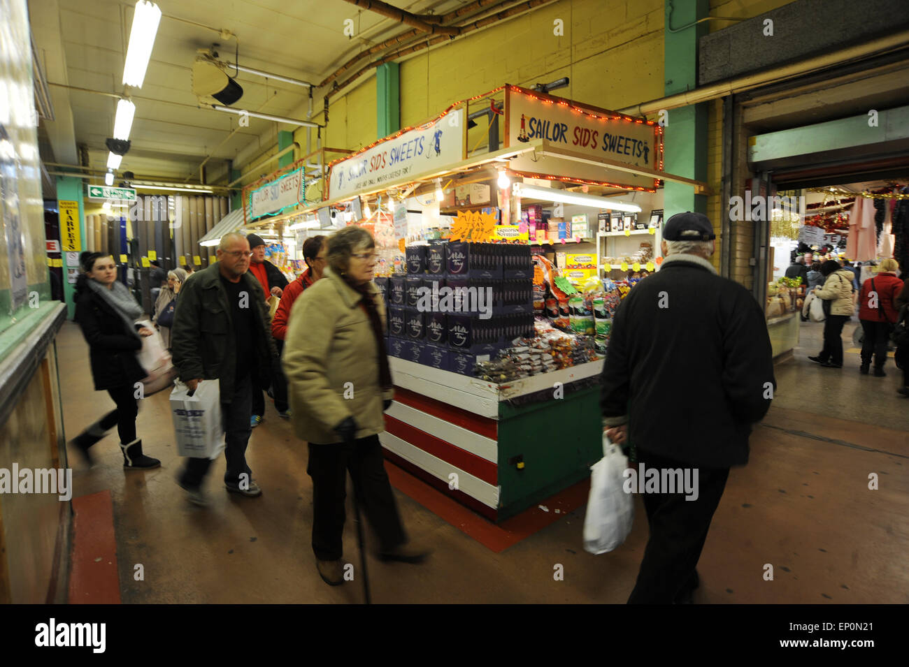 Barnsley Indoor Market, South Yorkshire. Picture: Scott Bairstow/Alamy ...