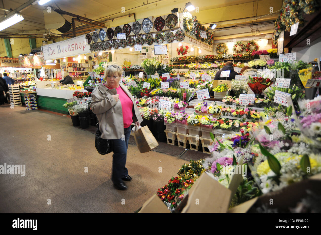 Barnsley Indoor Market, South Yorkshire. Picture: Scott Bairstow/Alamy ...