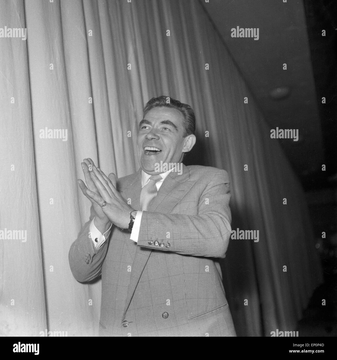 Deutscher Sänger, Entertainer und Showmaster Peter Frankenfeld, Hamburg ...