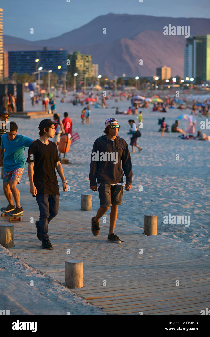 Chile iquique city cavancha beach hi-res stock photography and images ...
