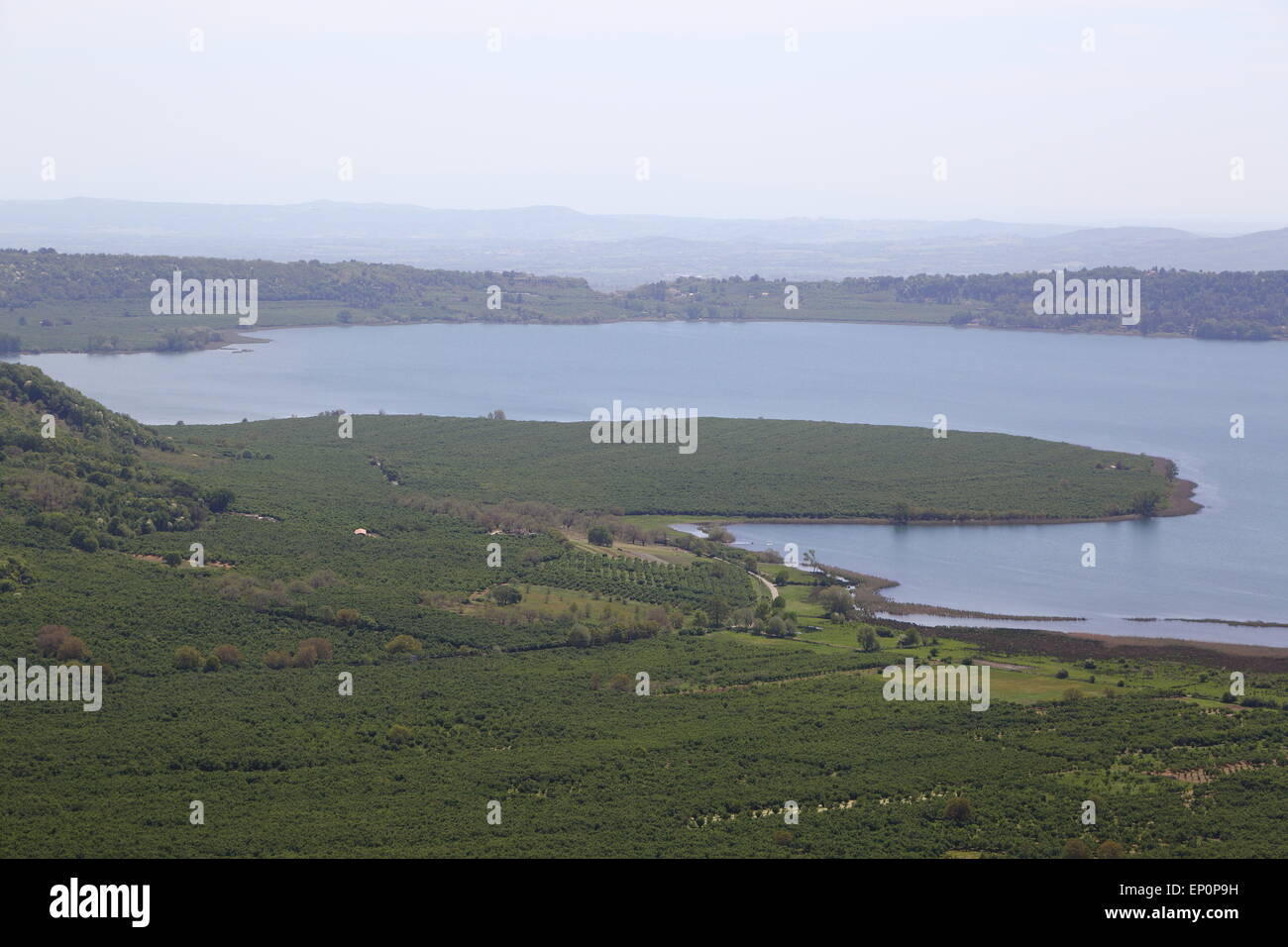Aerial volcano lake italy hi-res stock photography and images - Alamy