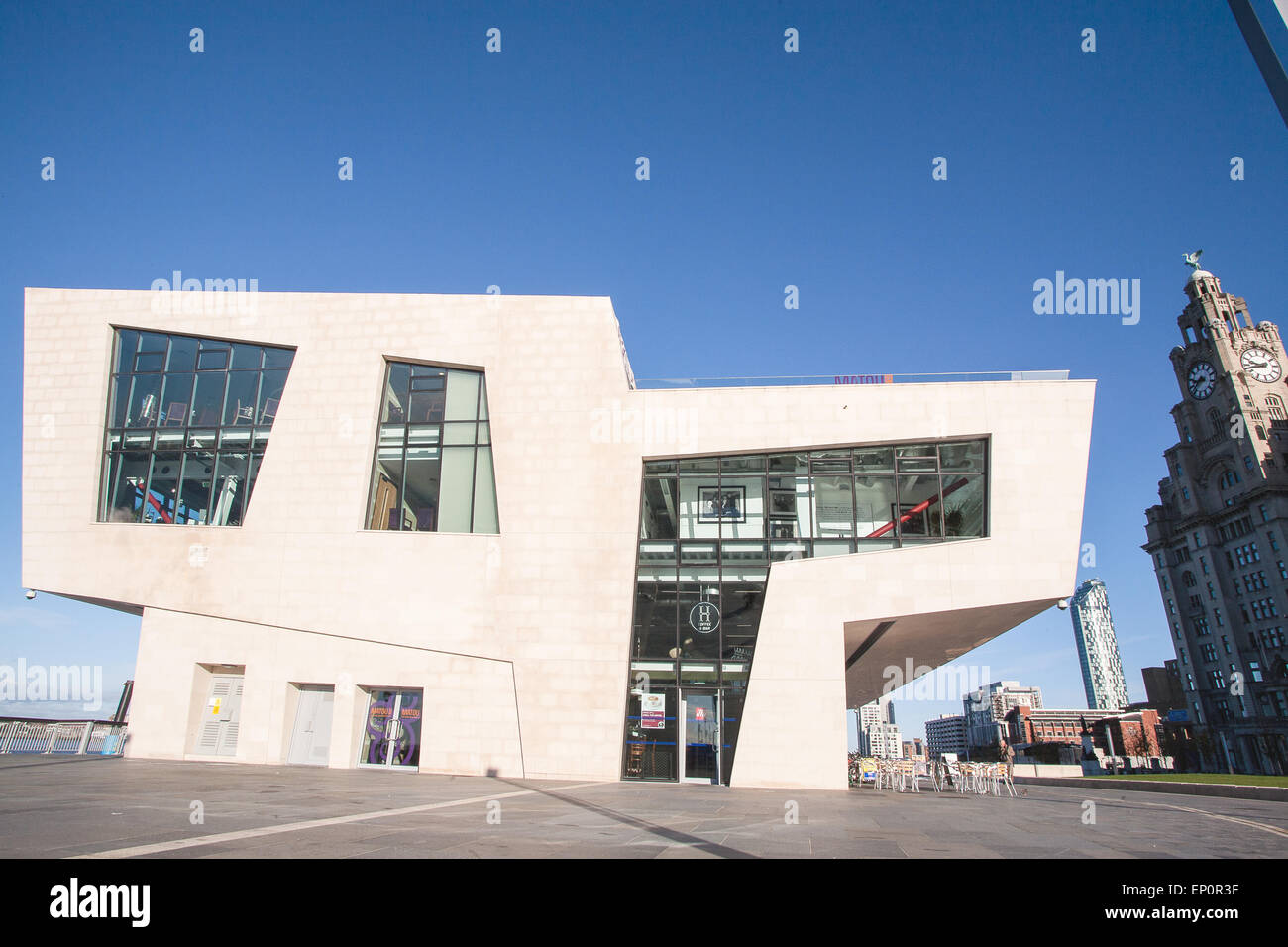Royal Liver Building with famed Liver Bird symbol of Liverpool atop of ...
