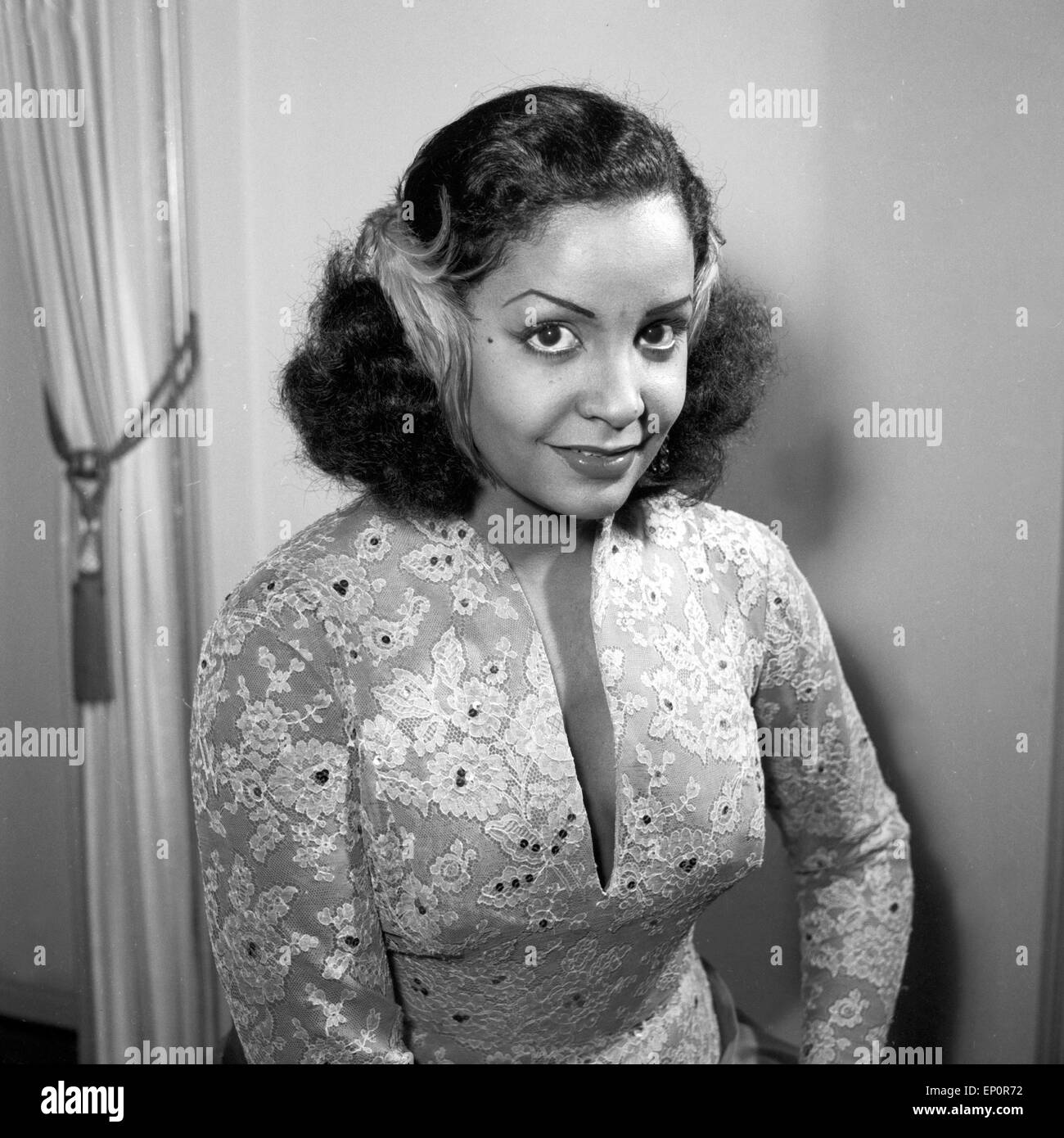 Karibische Blues-, Pop- und Schlagersängerin Mona Baptiste, Hamburg ...