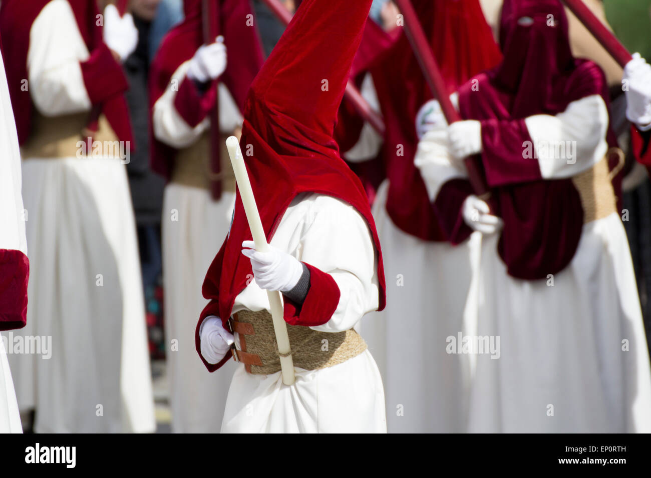 Holy week procession candles hi-res stock photography and images - Alamy