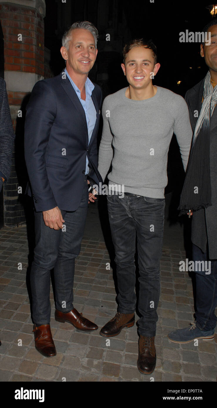 Celebrities at Chiltern Firehouse in Marylebone Featuring: Gary Lineker ...