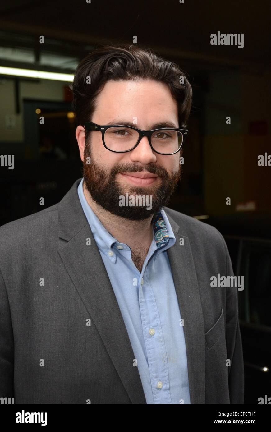 New York, NY, USA. 12th May, 2015. Brett Haley out and about for ...