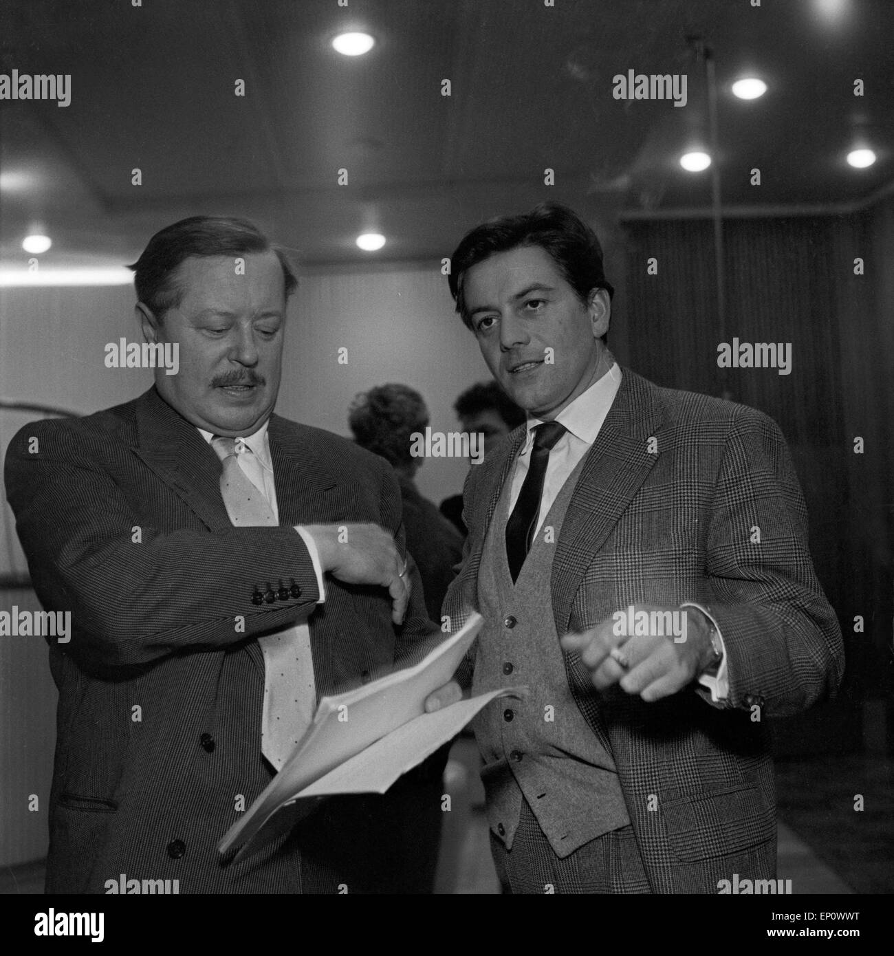 Deutschen Schauspieler Paul Dahlke und Hans Reiser bei der ...