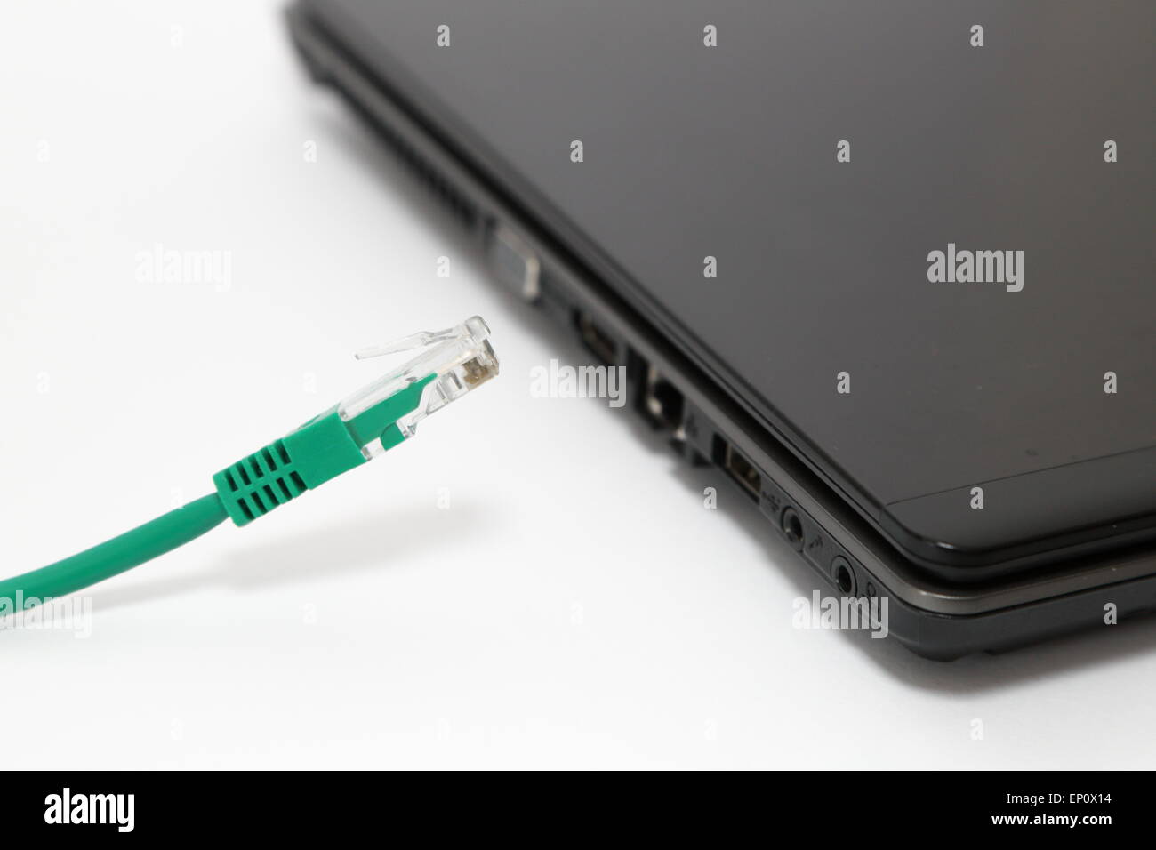 Different types of connections available on a computer Stock Photo - Alamy