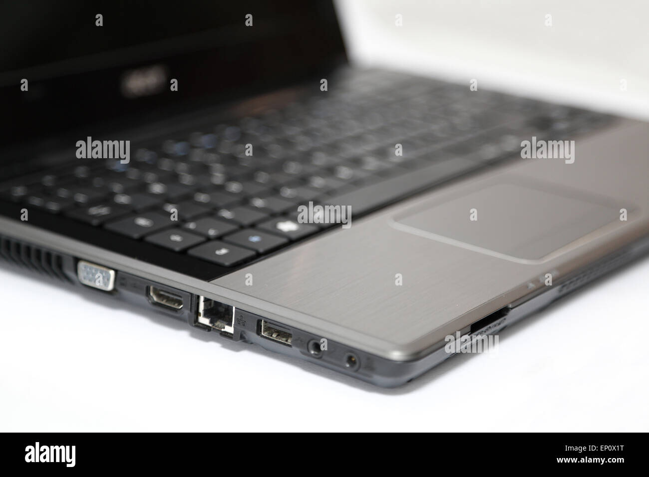 Different types of connections available on a computer Stock Photo - Alamy