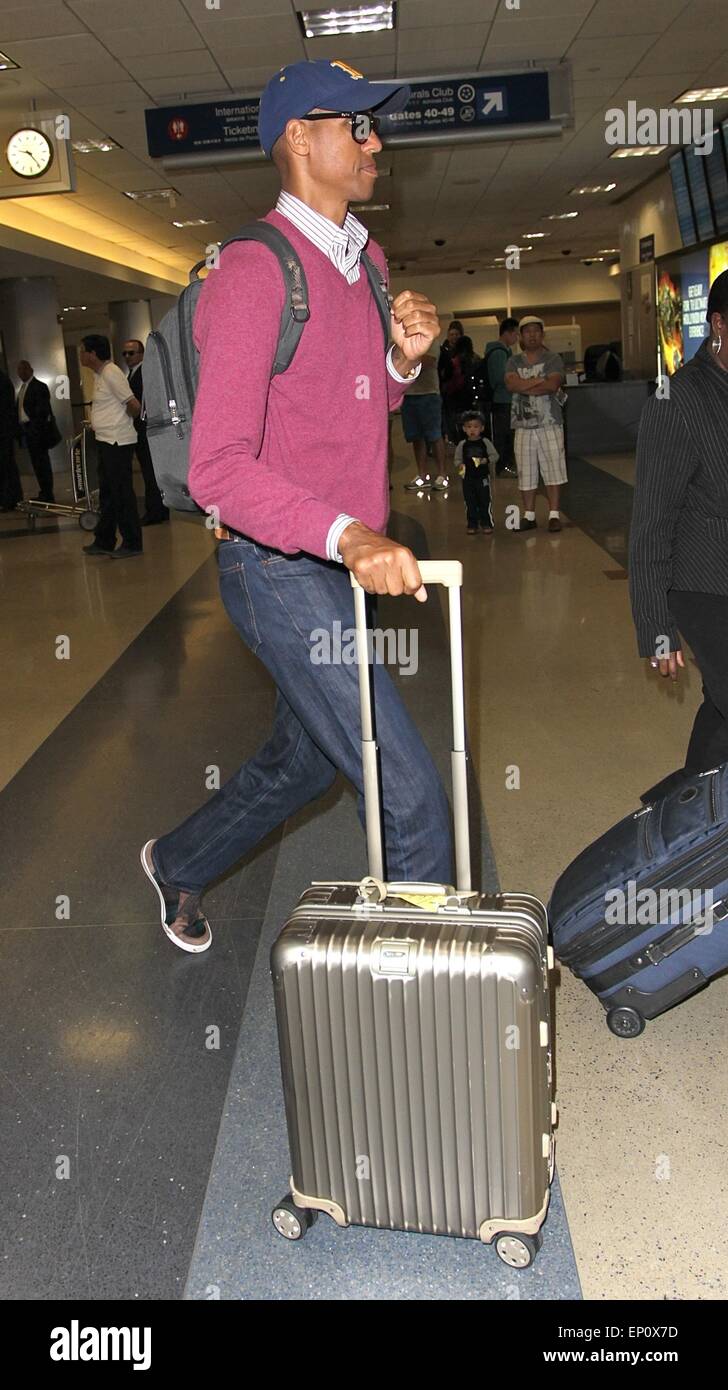 Retired basketball star Reggie Miller arrives at Los Angeles ...