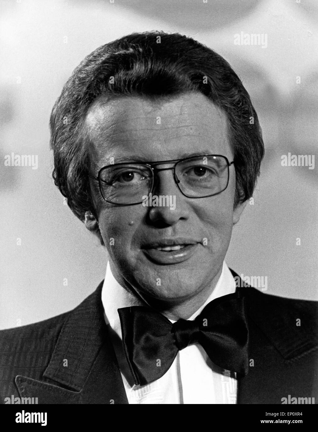 Deutscher Showmaster Dieter Thomas Heck, Anfang 1970er Jahre. German TV ...