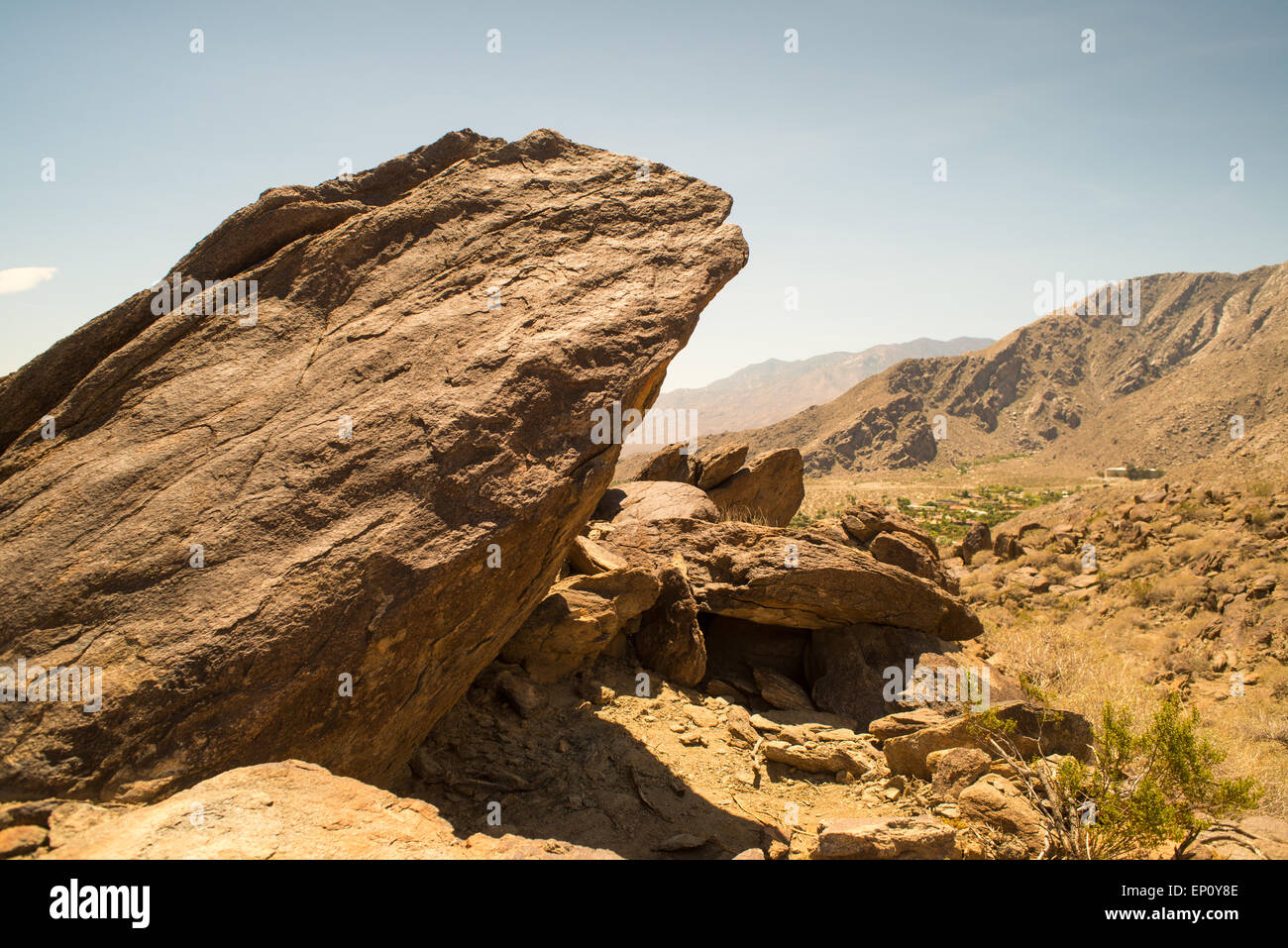 Rock formation and hills near Palm Springs, California Stock Photo - Alamy