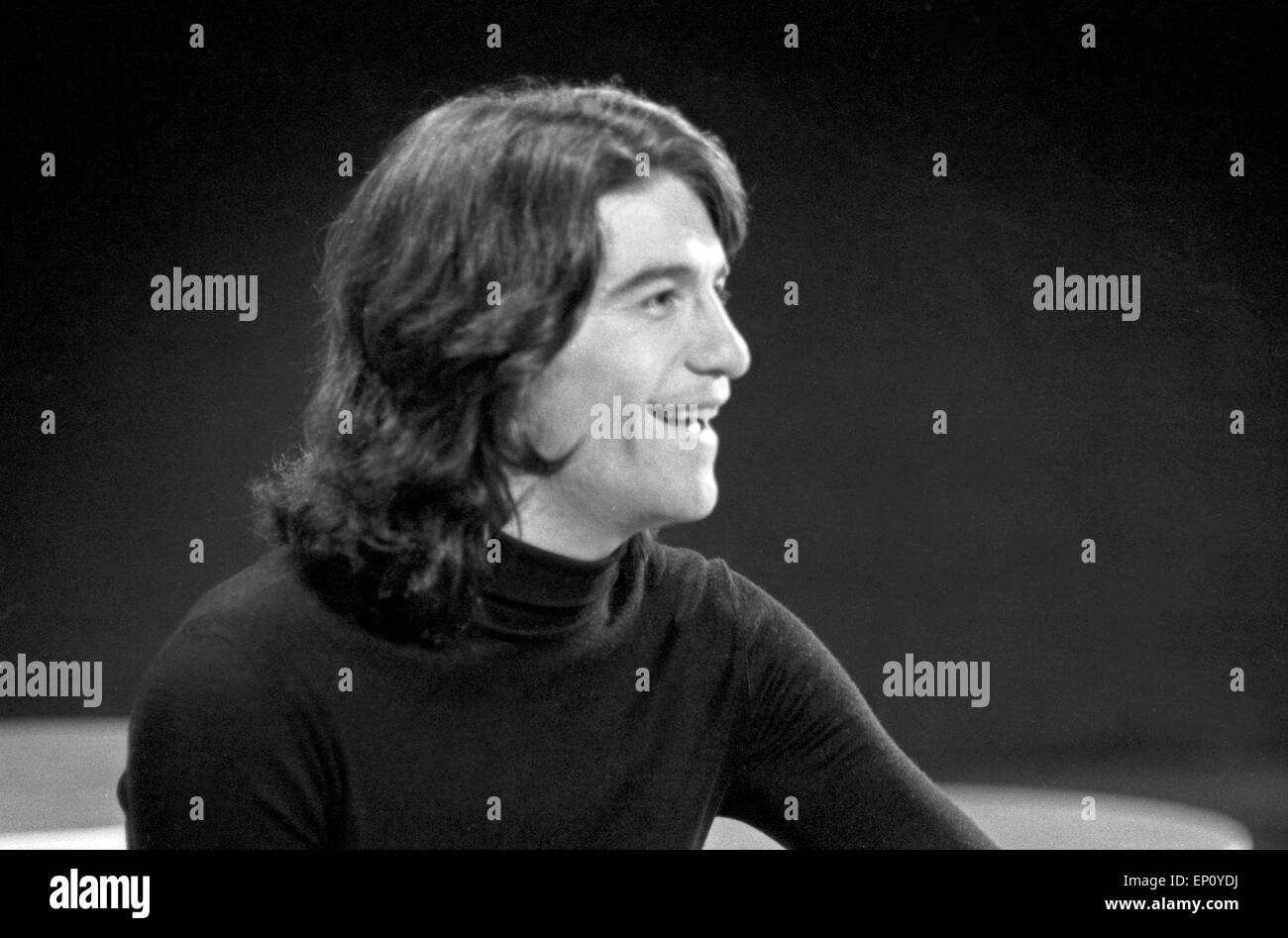 Der italienische Sänger Drupi, Deutschland Mitte 1970er Jahre. Italian ...