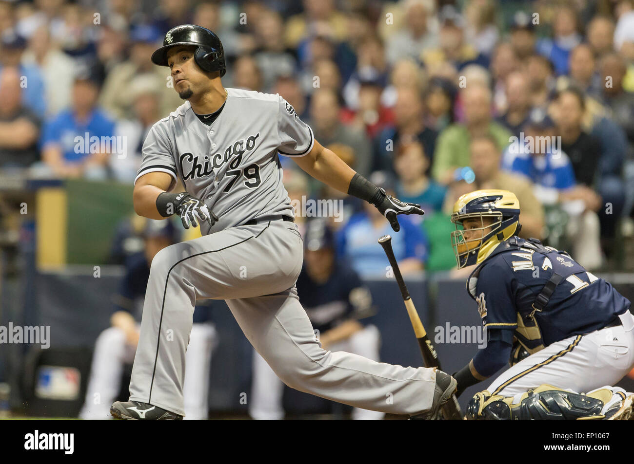 Milwaukee, WI, USA. 11th May, 2015. Chicago White Sox first baseman ...