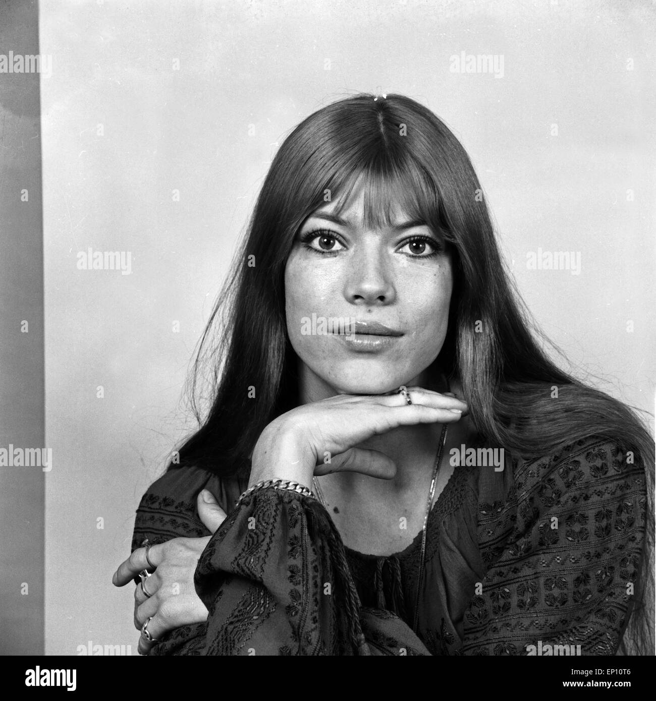 Deutsche Sängerin und Schauspielerin Katja Ebstein bei einem ...