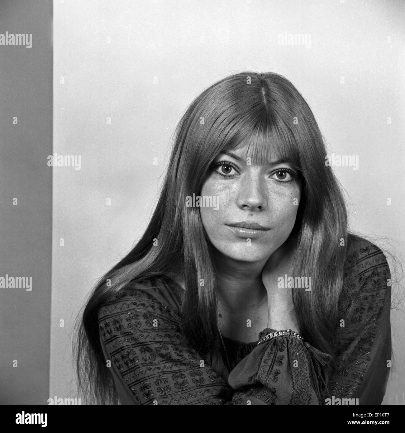 Deutsche Sängerin und Schauspielerin Katja Ebstein bei einem ...