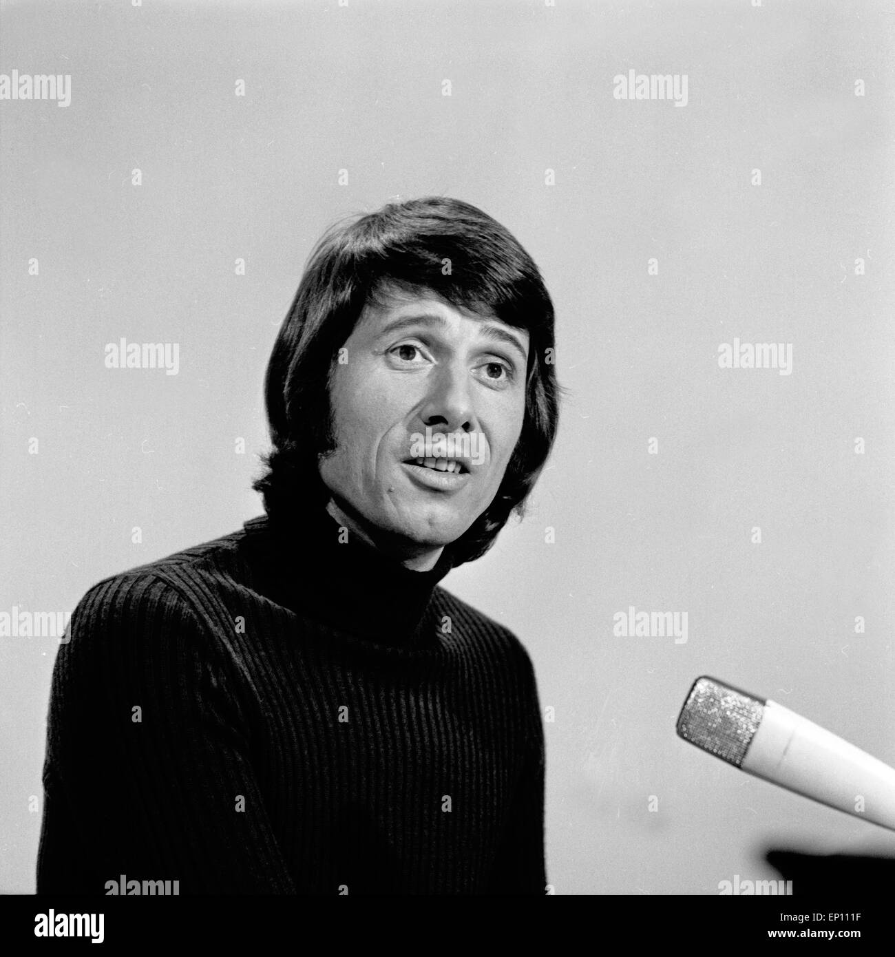 Deutscher Sänger Udo Jürgens, Hamburg 1970er Jahre. German singer Udo ...