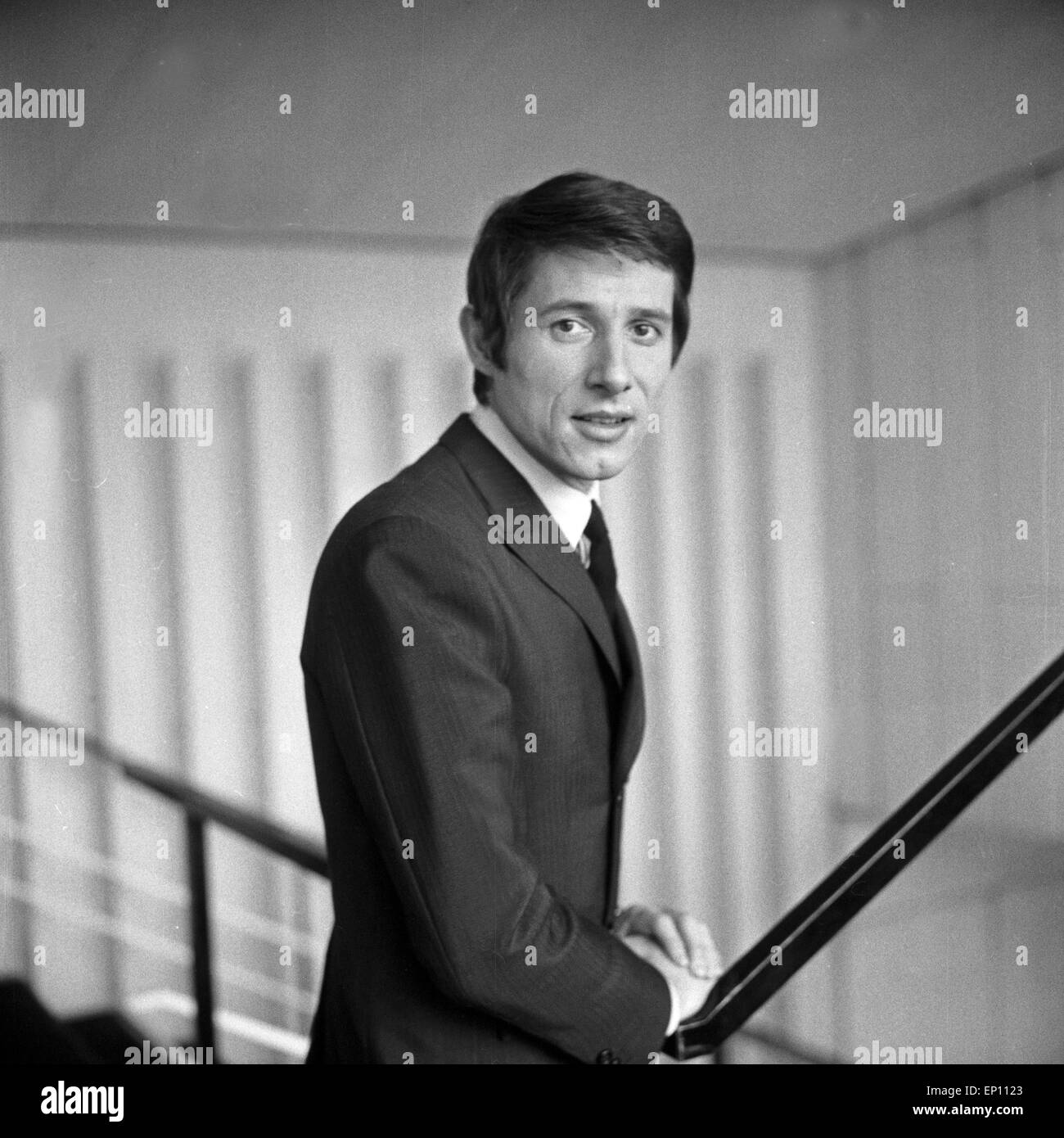 Deutscher Sänger Udo Jürgens, Hamburg 1970er Jahre. German singer Udo ...
