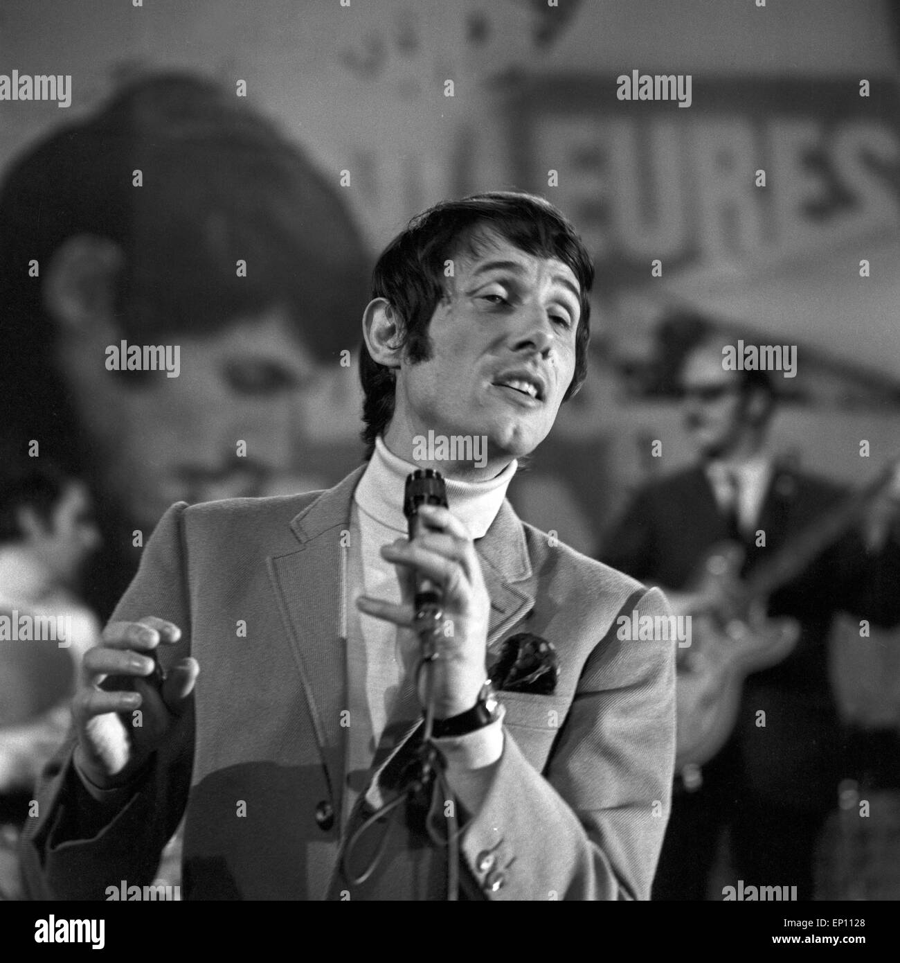 Deutscher Sänger Udo Jürgens, Hamburg Ende 1960er Jahre. German singer ...