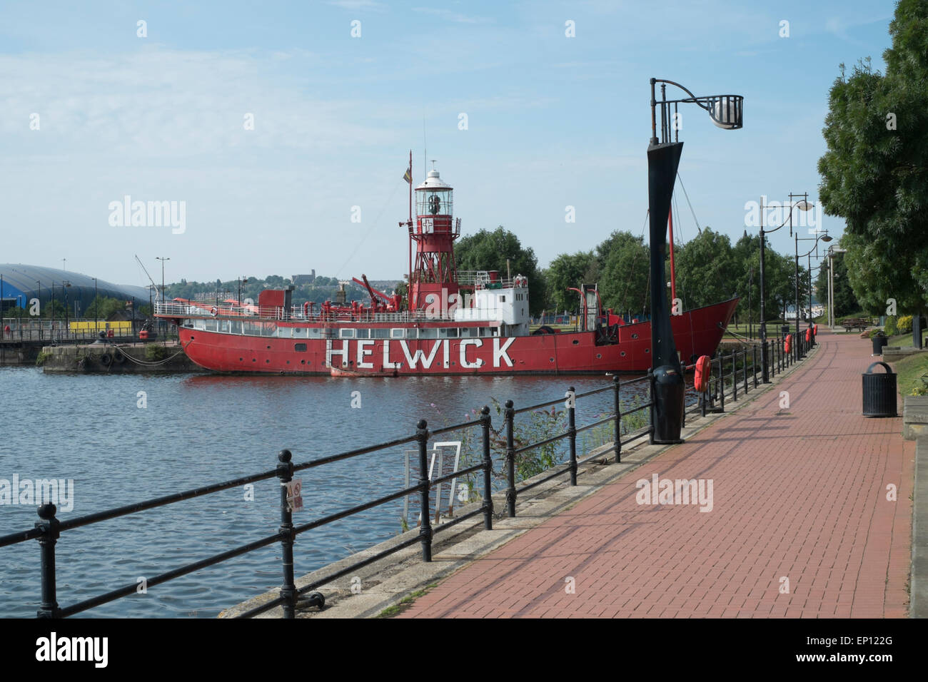 Helwick Lightship in Cardiff Bay Stock Photo - Alamy