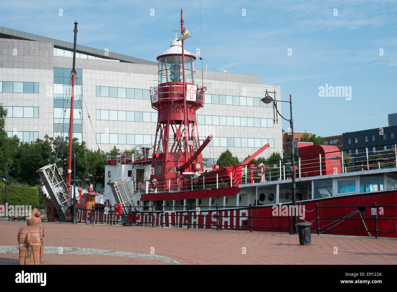 Helwick Lightship in Cardiff Bay Stock Photo - Alamy