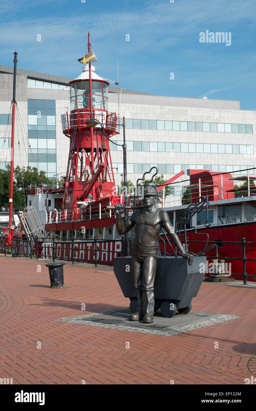 Helwick Lightship in Cardiff Bay Stock Photo - Alamy