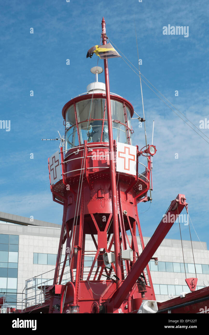 Helwick Lightship in Cardiff Bay Stock Photo - Alamy