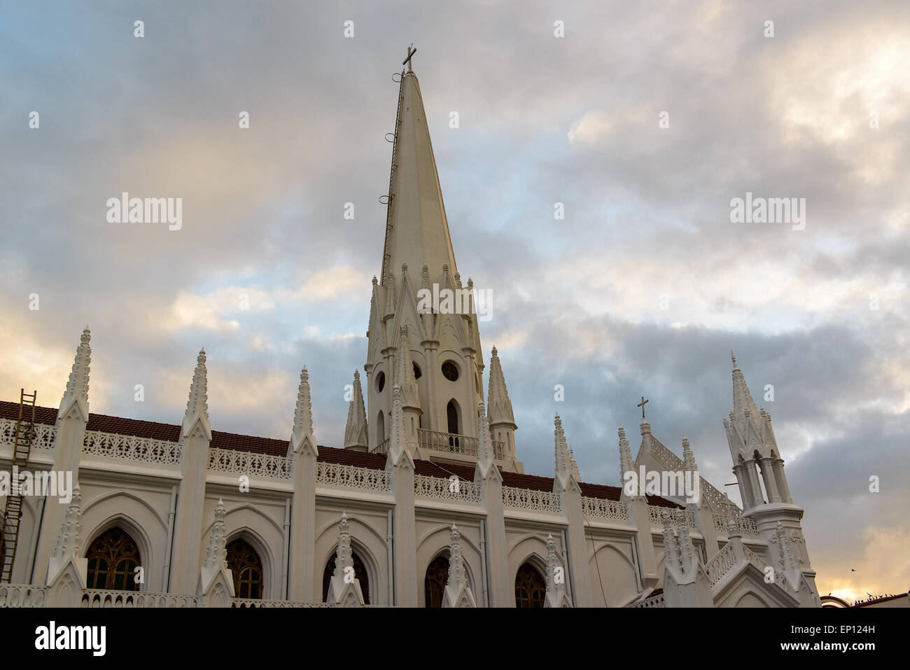 St. thomas cathedral basilica, chennai hi-res stock photography and images - Alamy