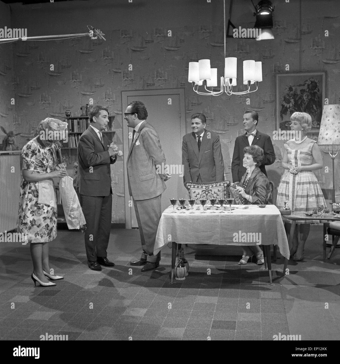 Das Berliner Kabarett "Die Stachelschweine" mit Wolfgang Gruner, Inge ...