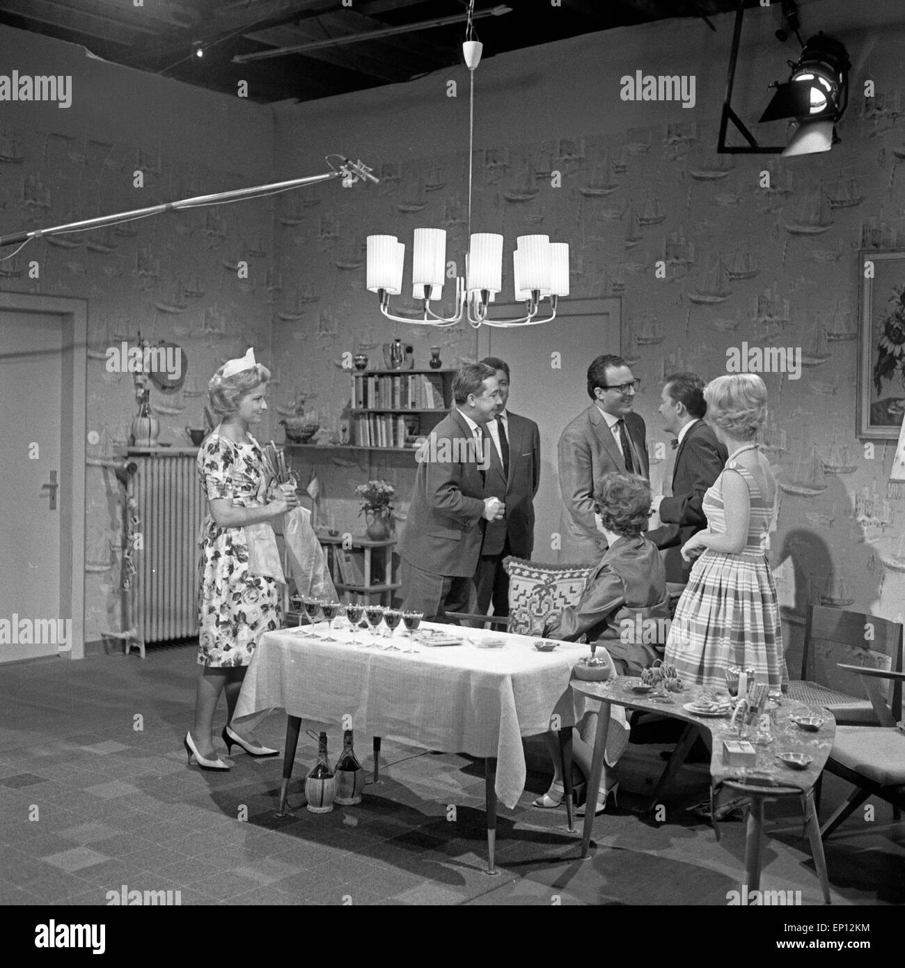Das Berliner Kabarett "Die Stachelschweine" mit Wolfgang Gruner und ...