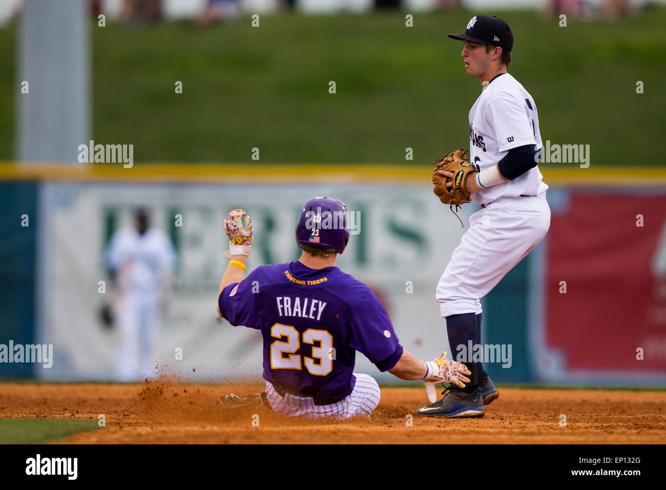 New Orleans, LA, USA. 12th May, 2015. LSU Tigers outfielder Jake Fraley ...