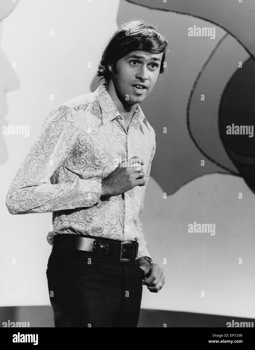 Der amerikanische Sänger Jimmy Ellis in der NDR Fernsehshow "18 - 20 ...