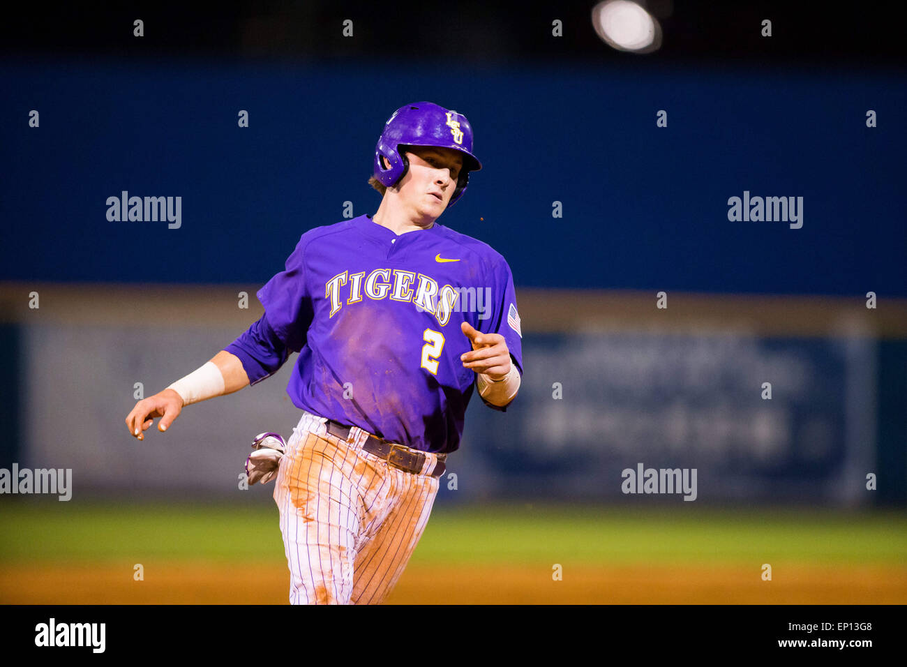 New Orleans, LA, USA. 12th May, 2015. LSU Tigers catcher Michael ...