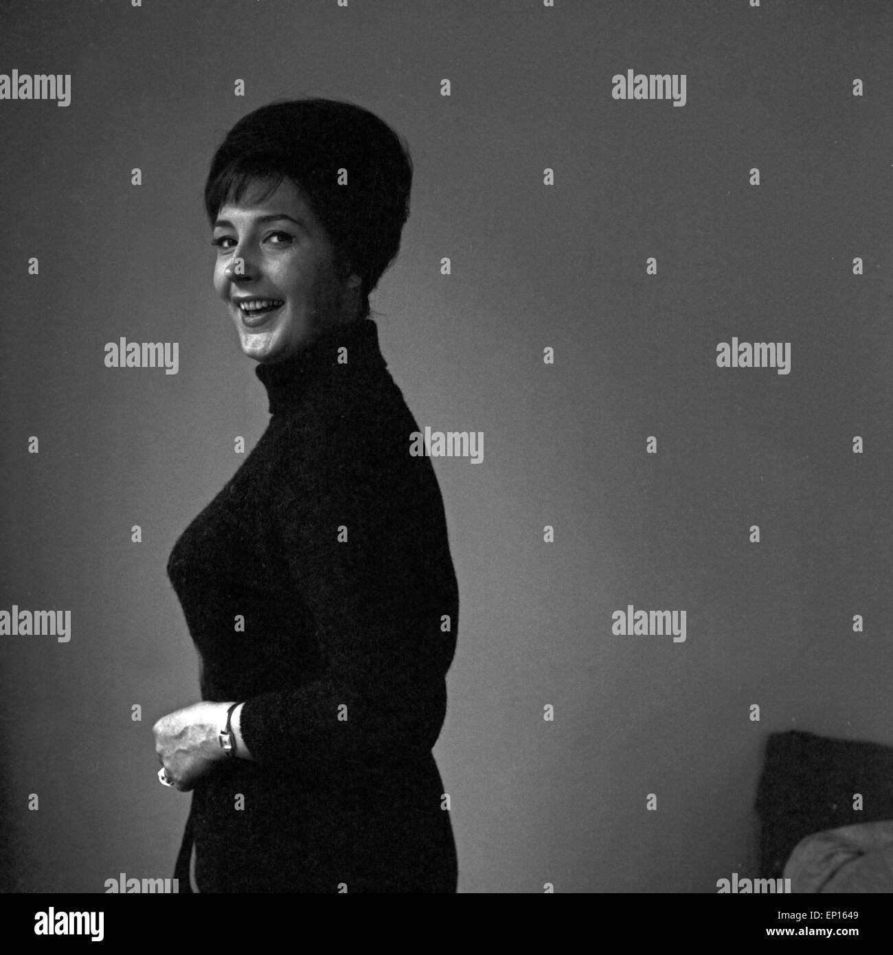 Deutsche Schlagersängerin Renee Franke, Deutschland 1960er Jahre ...