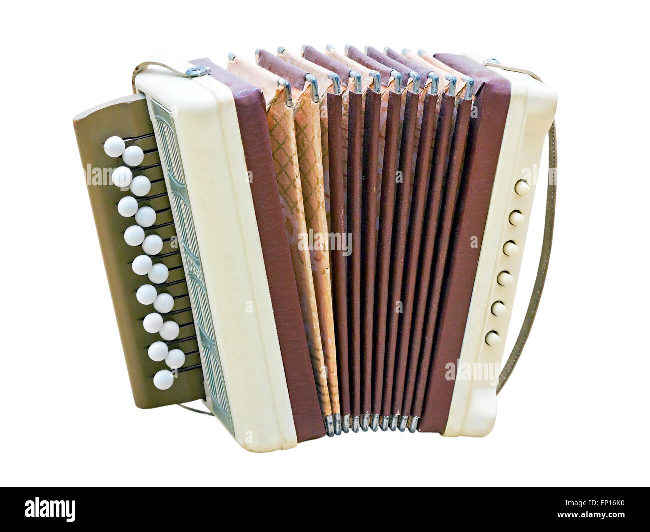 image small harmonica isolated on white background Stock Photo - Alamy