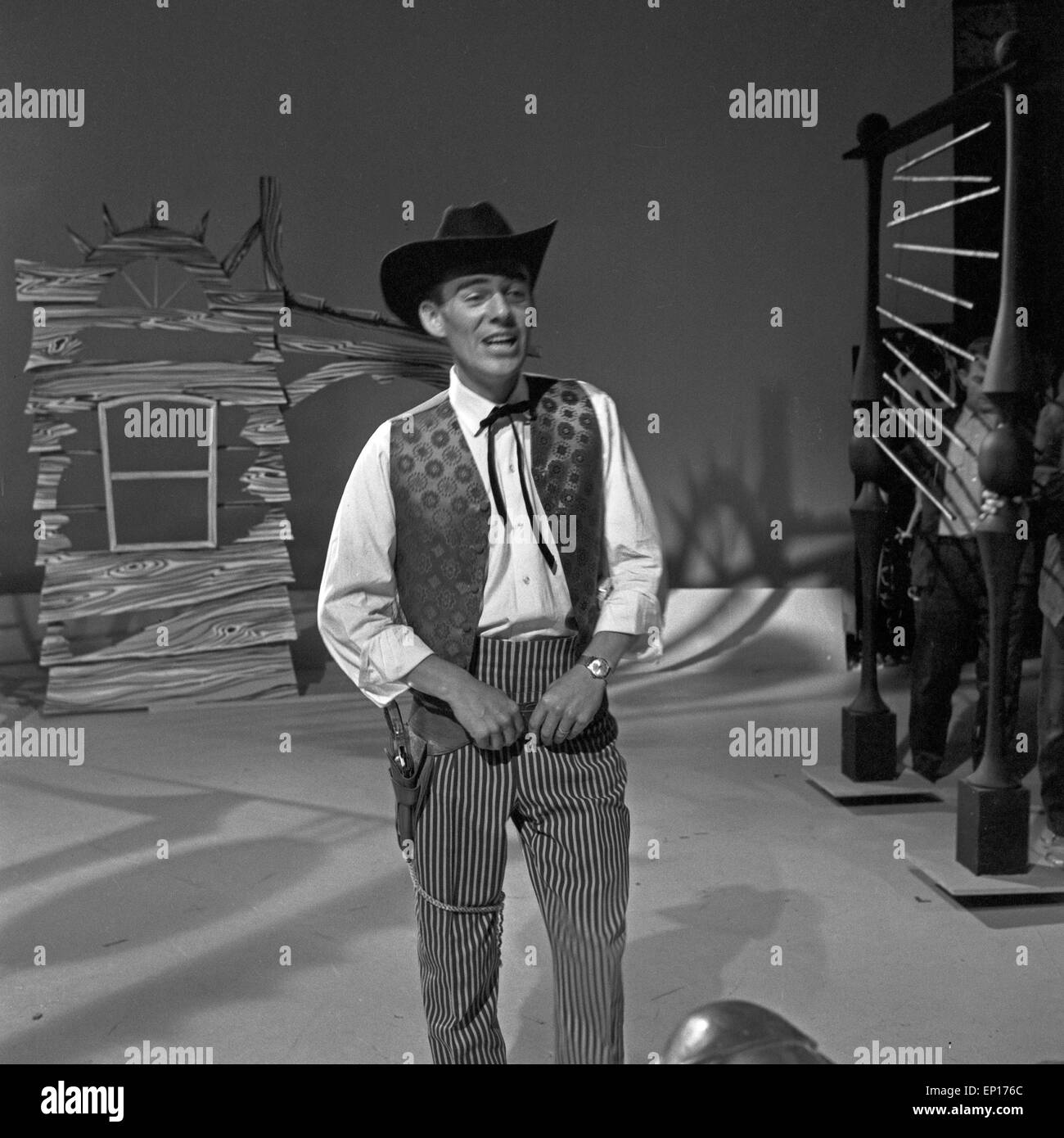 Der schwedische Sänger Gunnar Wiklund bei einem Auftritt in der ARD ...