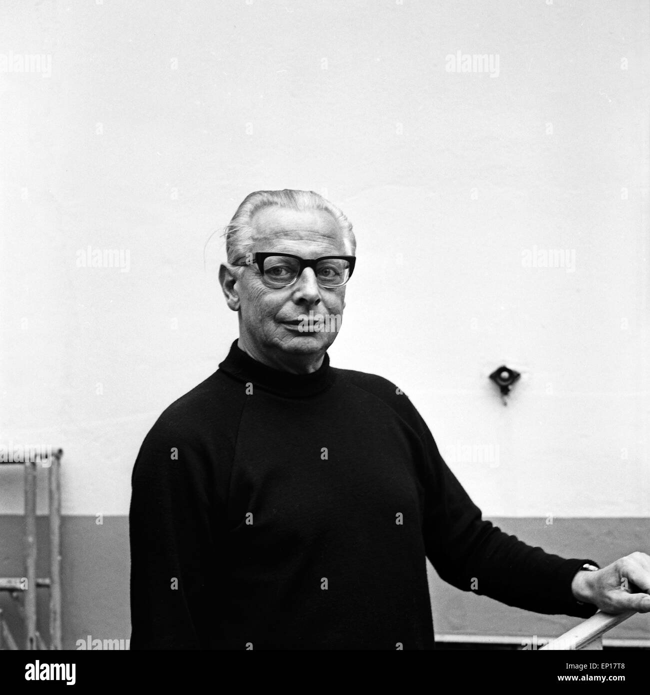 Deutscher Synchronregisseur Hans Harloff, Deutschland 1960er Jahre ...