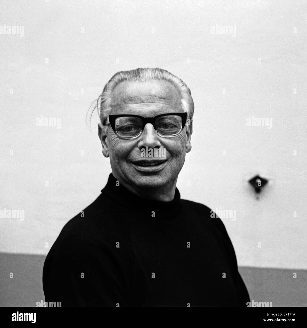 Deutscher Synchronregisseur Hans Harloff, Deutschland 1960er Jahre ...