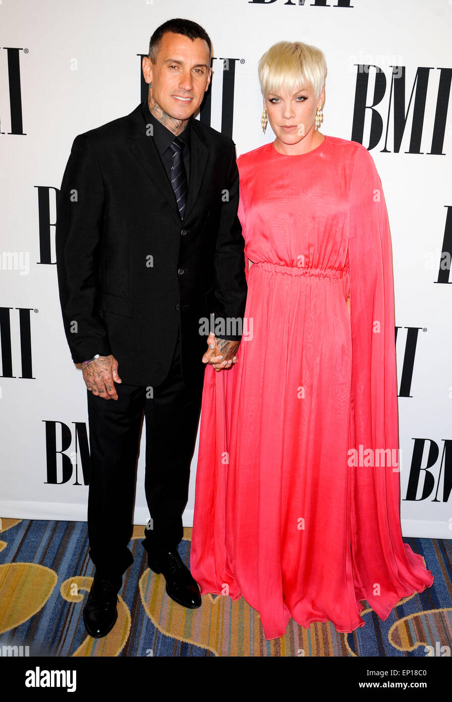 Pink & husband Carey Hart 63.annual BMI Pop Music Awards 2015 12/05 ...