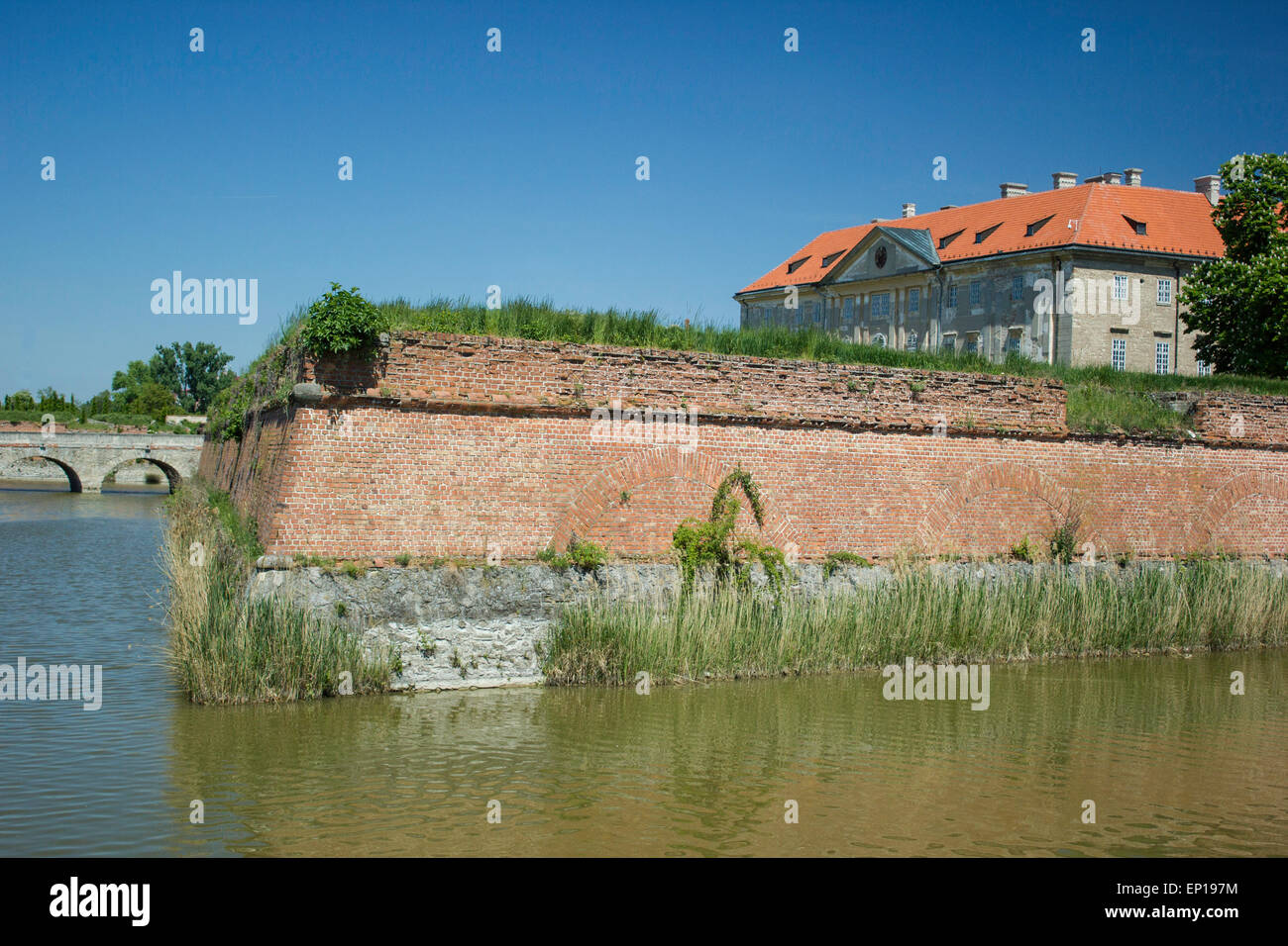 Fortification with Baroque castle Stock Photo - Alamy