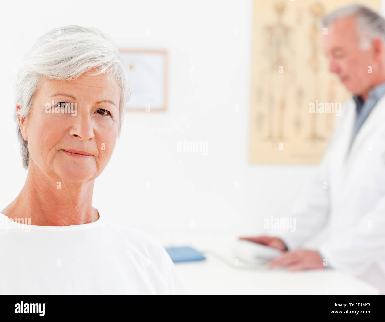 Patient looking at the camera Stock Photo - Alamy